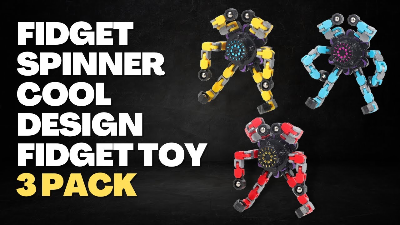 Transforming Fidget Spinner 3 Pack! - YouTube