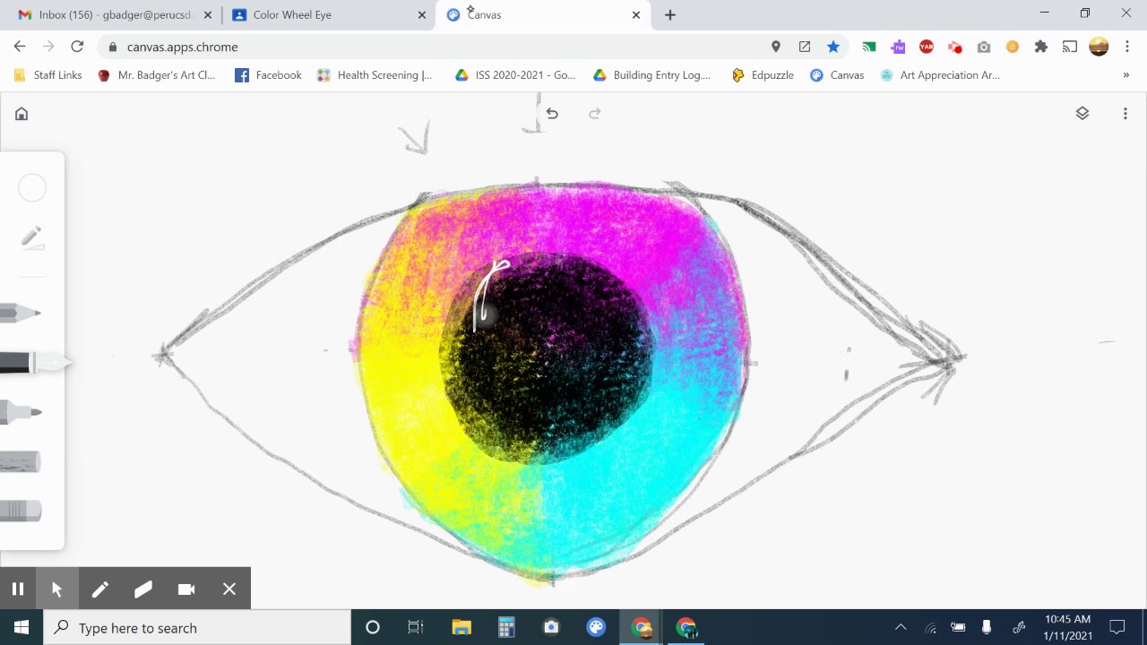Eye Color Wheel Tutorial - YouTube