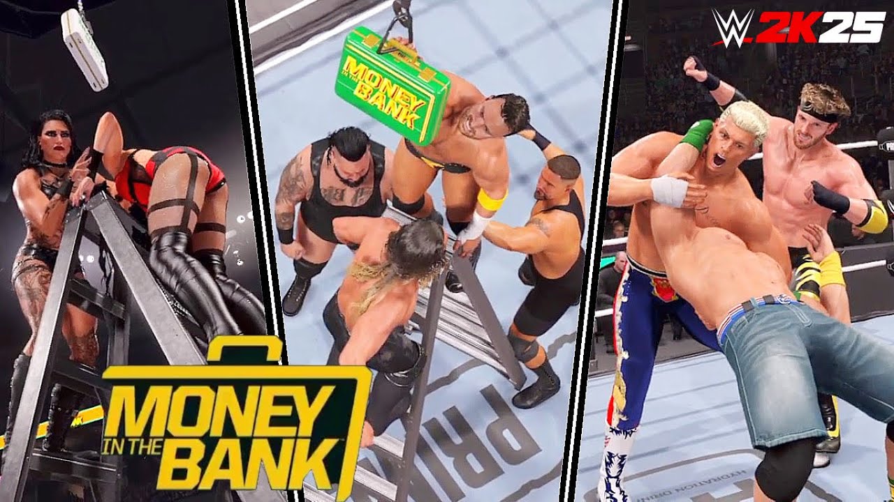 WWE 2K25: Money in the Bank 2025 Full Show Prediction Highlights! - YouTube