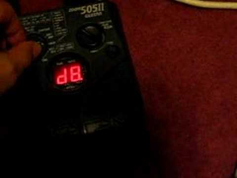 Zoom 505-II Effect Processor - YouTube