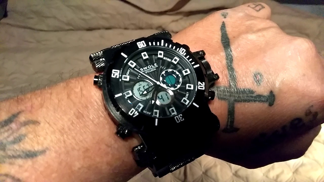 Swoleoclock watch - YouTube