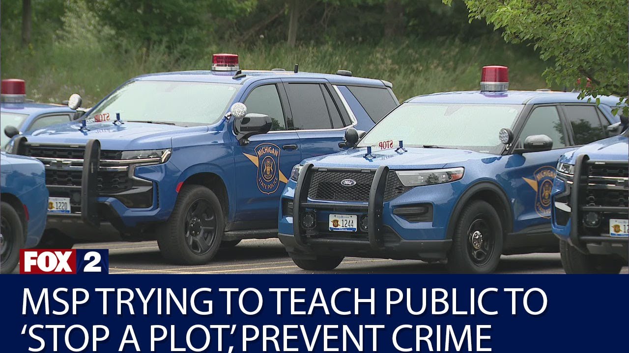 Michigan State Police's "Stop a Plot" campaign - YouTube