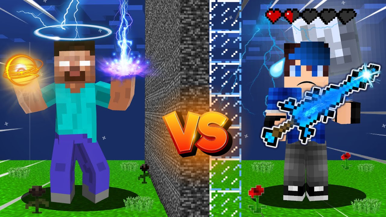 I Secretly Cheated In A Minecraft Pvp Battle With Herobrine Youtube