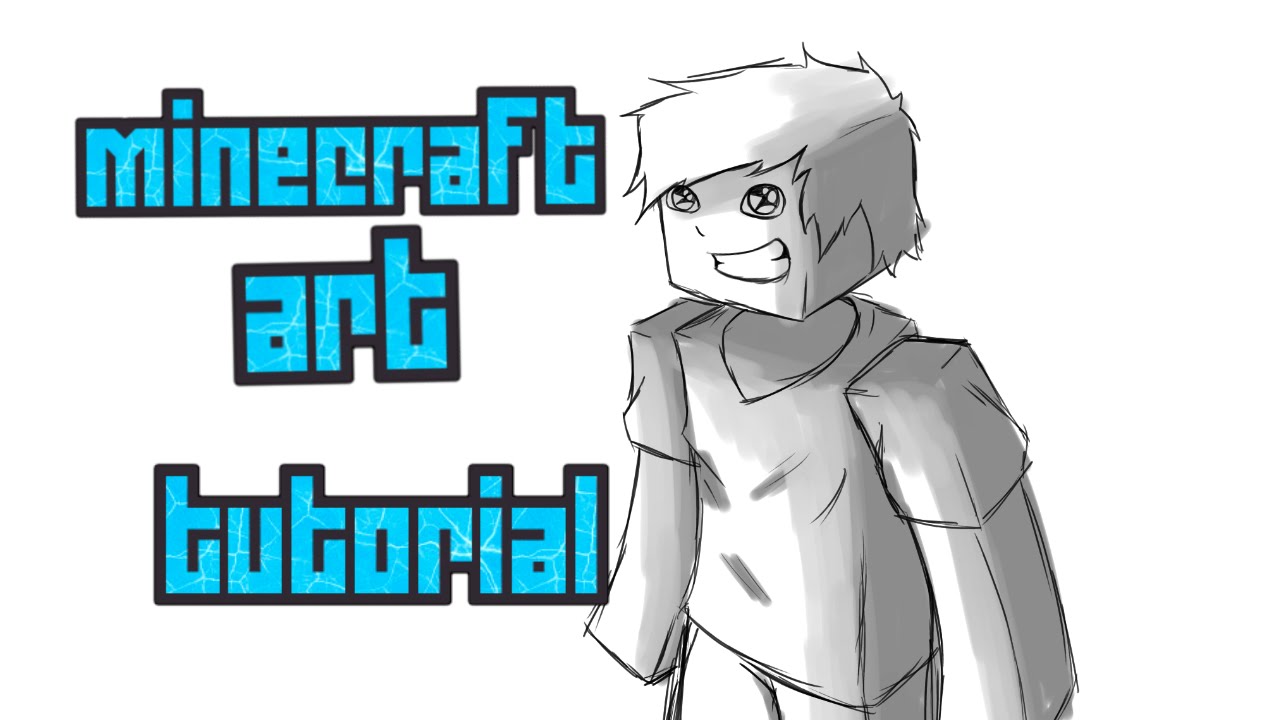 Minecraft Art tutorial-ink splash - YouTube