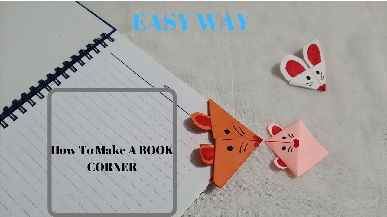 How To Make A Mice Book Corner - YouTube