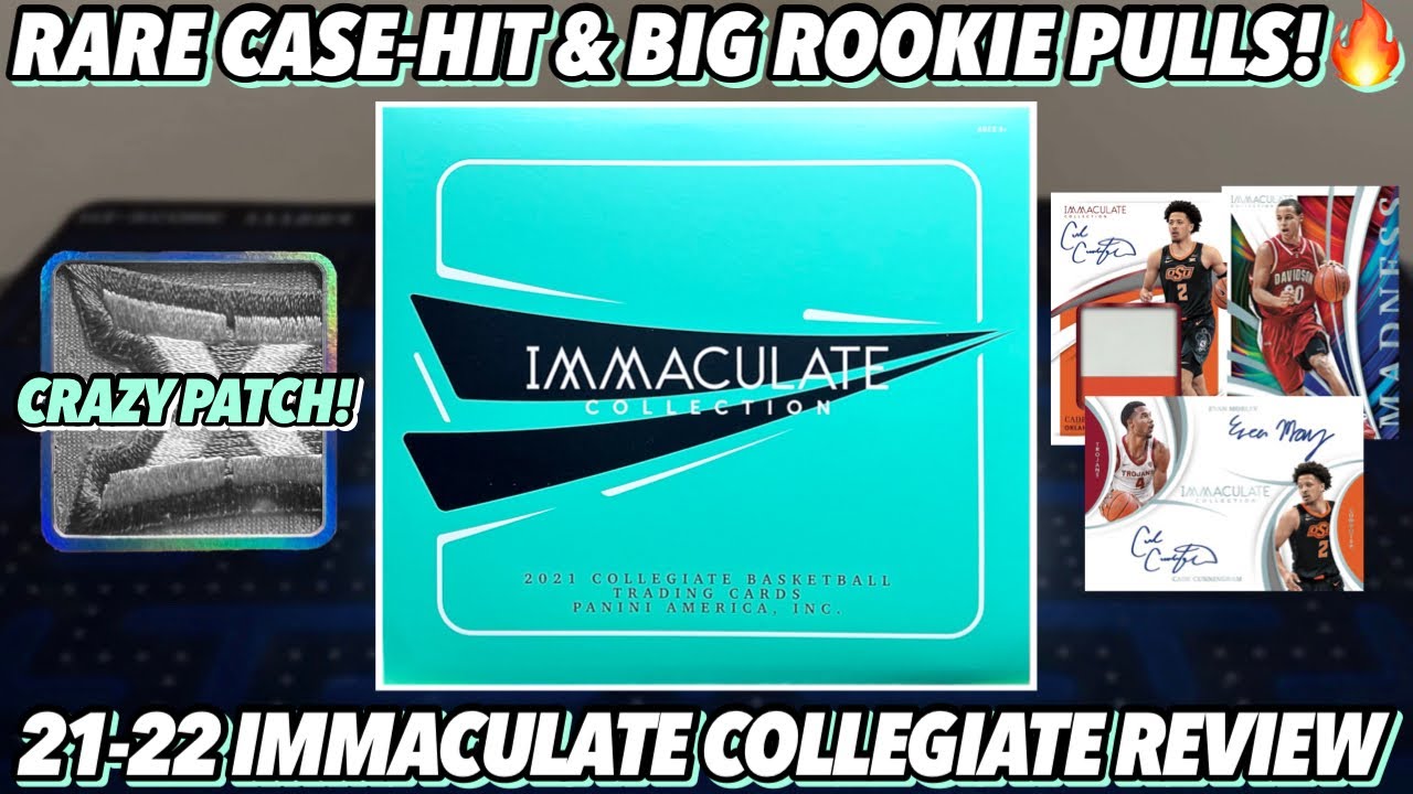 AWESOME BOX!🤯 | 2021-22 Panini Immaculate Collection Collegiate ...