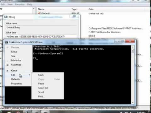 How to Uninstall F-PROT Antivirus For Windows - YouTube