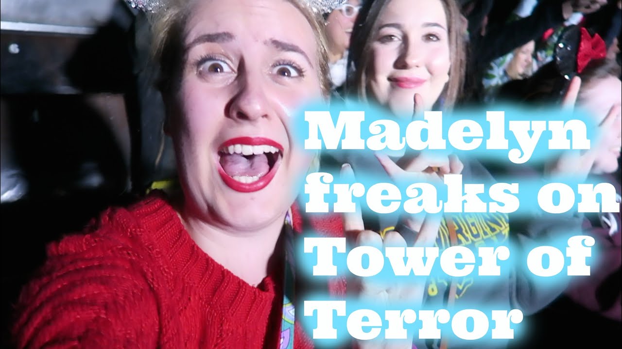 GIRL FREAKS OUT ON TOWER OF TERROR - YouTube