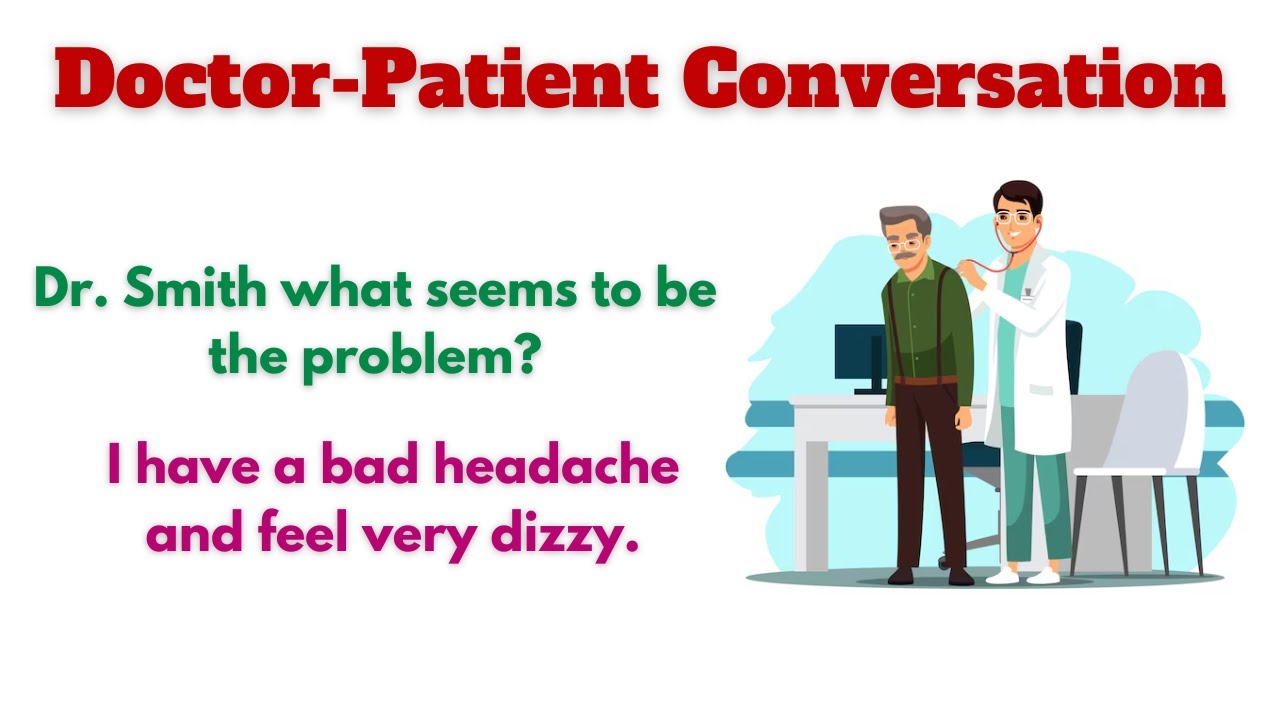 Doctor Patient Conversation | Basic English For beginners | Improve ...