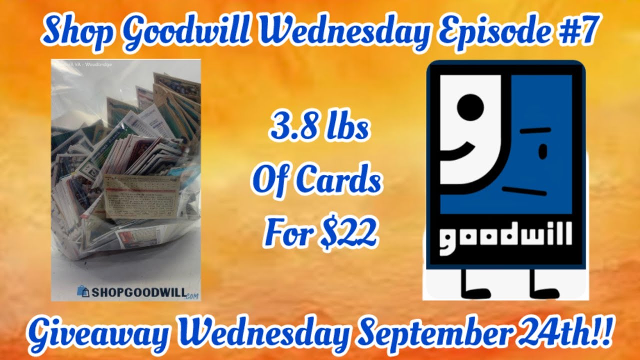 Goodwill Wednesday Episode #7 with a GIVEAWAY!! - YouTube