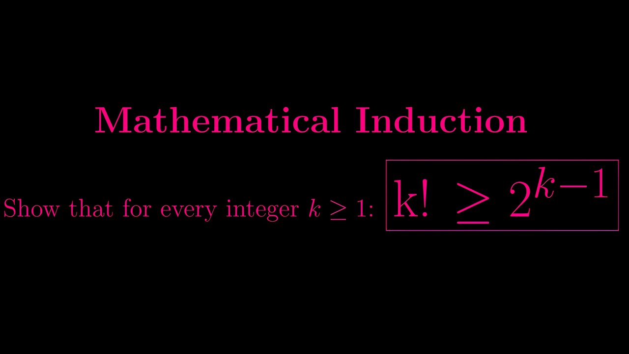 Mathematical Induction Made Easy!|EXAMPLE GIVEN - YouTube
