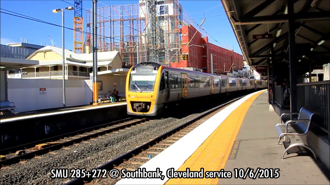 Train Compilation #8: Queensland Rail EMU, IMU & SMU @ Southbank ...