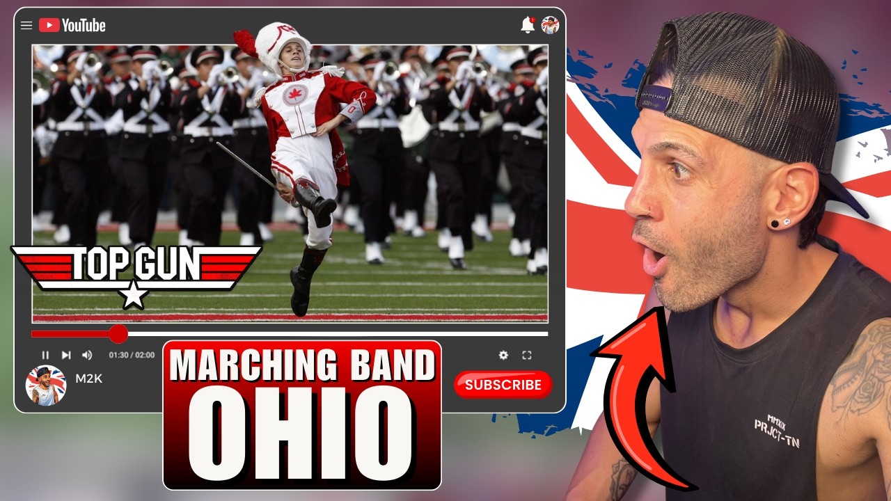 BRITISH GUY reacts to OHIO STATE UNIVERSITY Marching Band | Top Gun ...