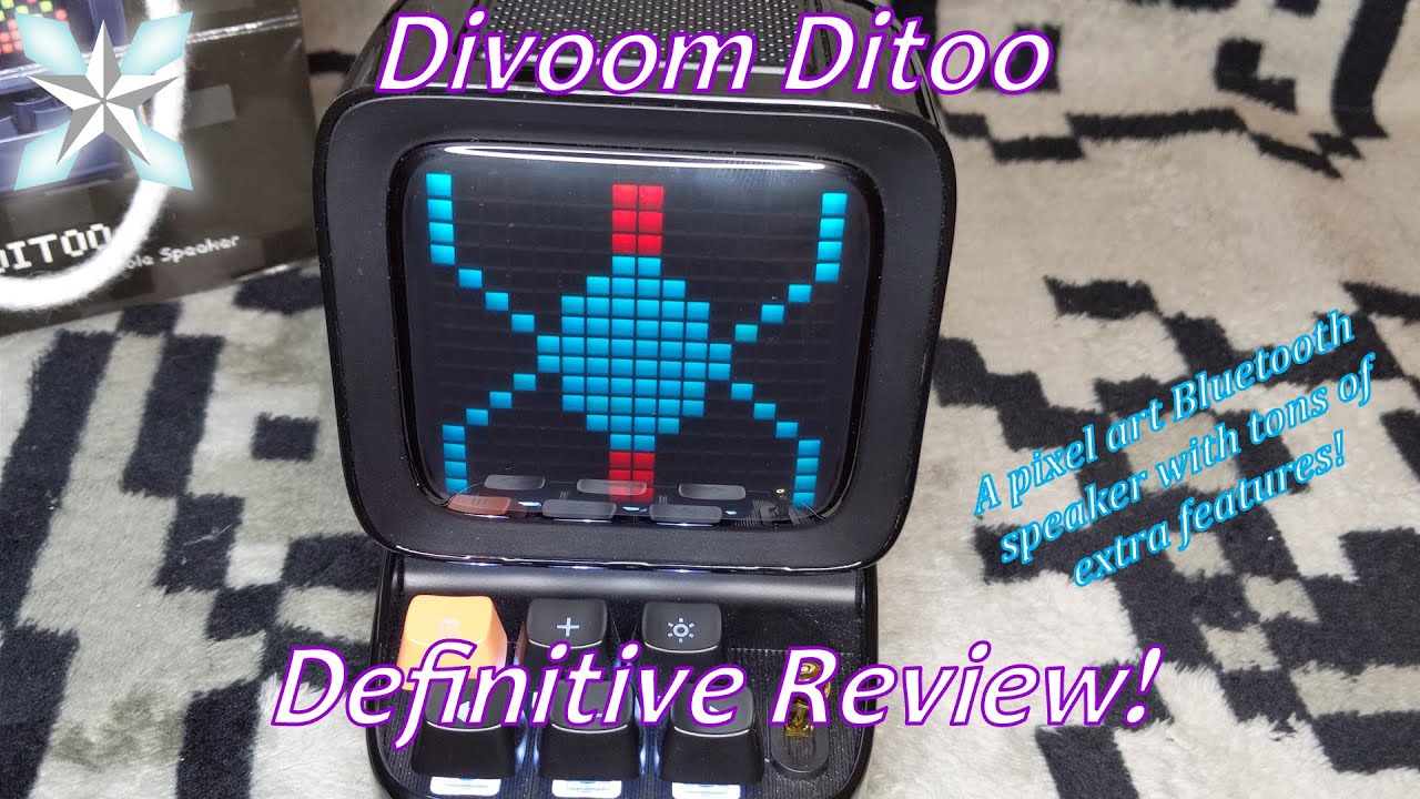 Divoom Ditoo Review: A Bluetooth Speaker With Cool Features! - YouTube