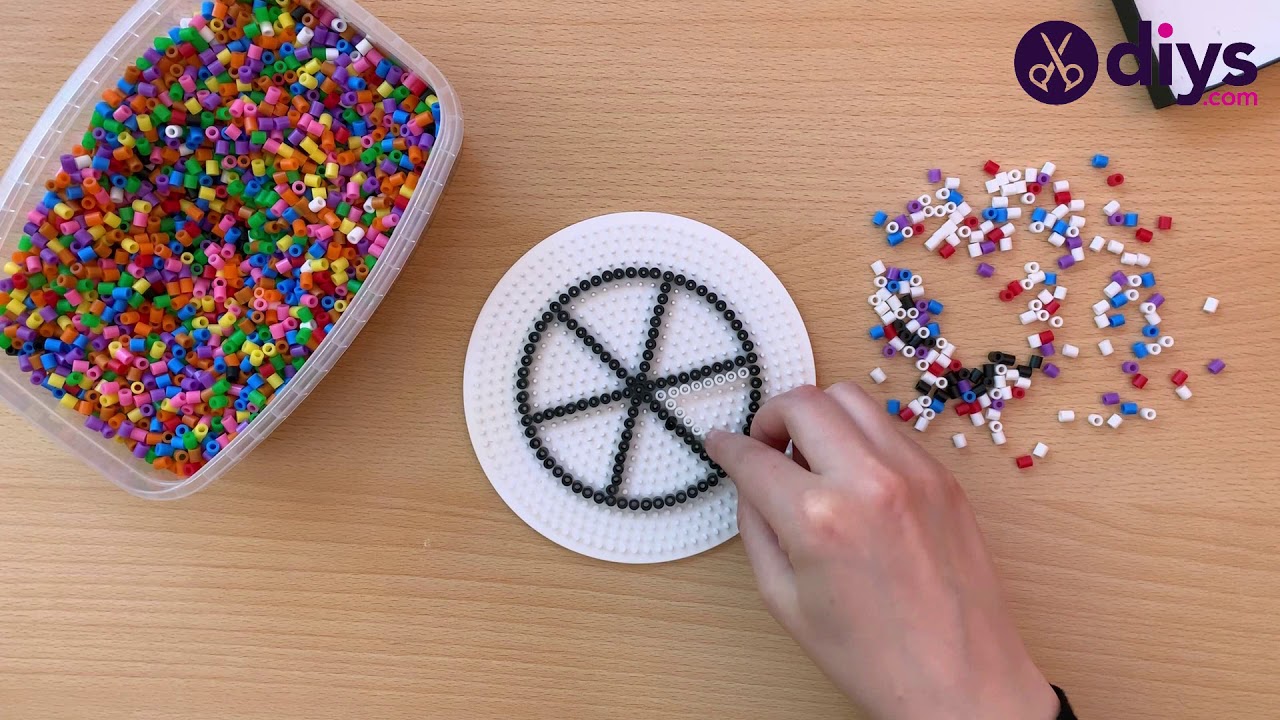How to Make a Perler Bead Cup Holder - YouTube
