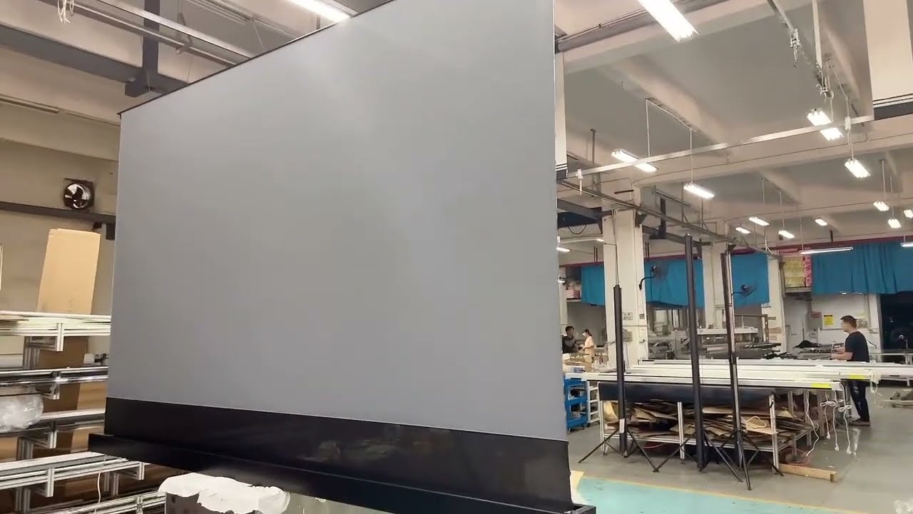 150 inch electric tension floor rising ust alr projection screen for ...