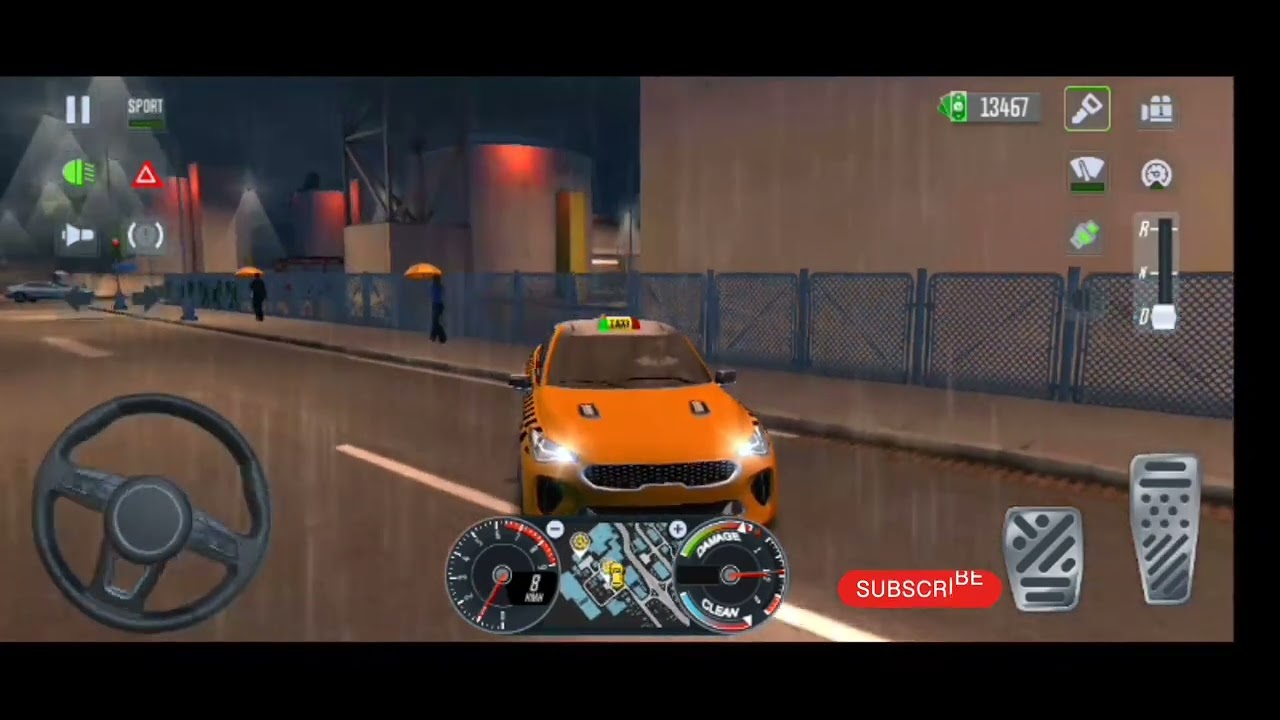 Taxi simulator 2020 taxi driving android gameplay - YouTube