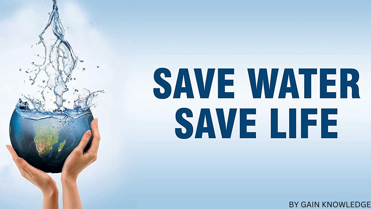 My Concept Of SAVE WATER || How the water is so presecious|| SAVE WATER ...