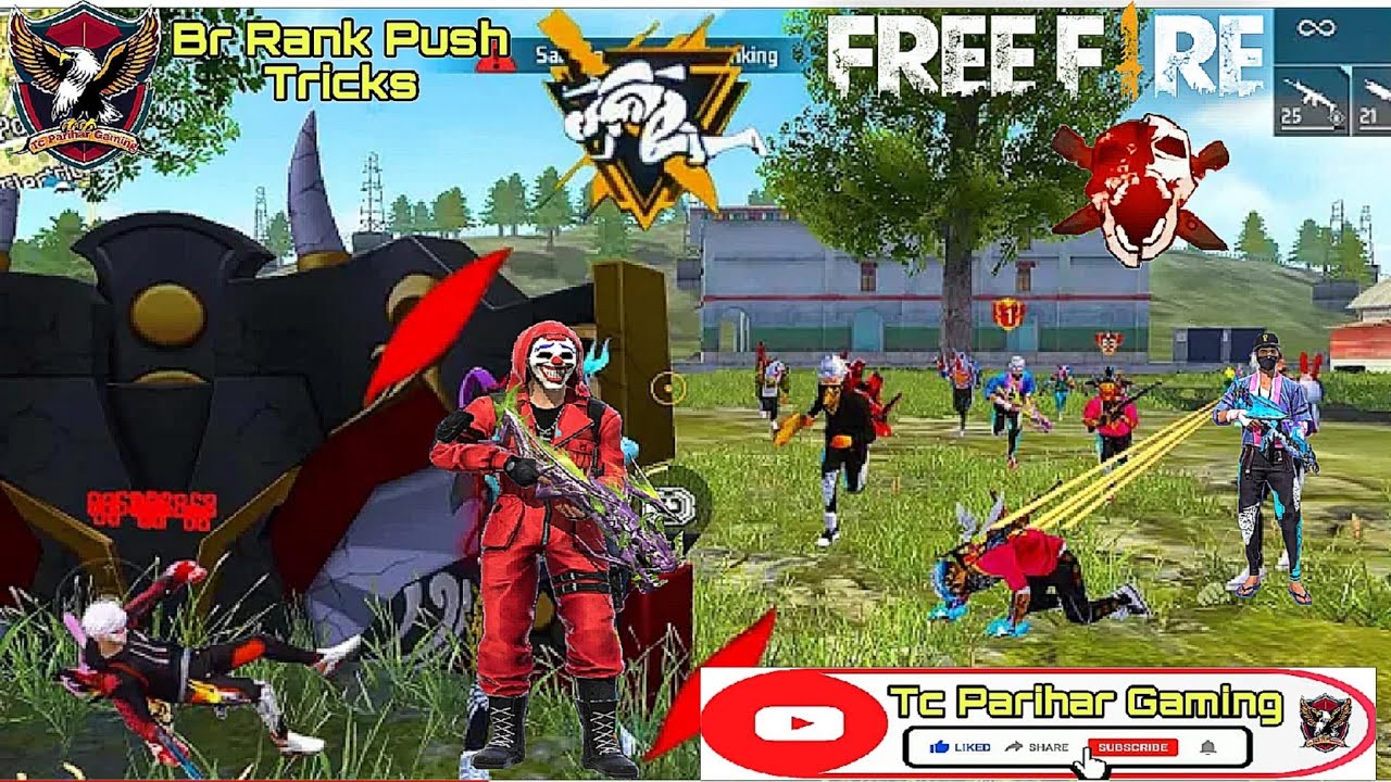 Free Fire Br Rank Push Tricks Season 38 How To Win Br Rank with Random ...