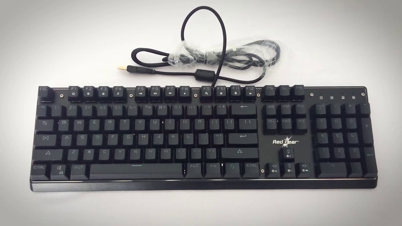 REDGEAR MK881 Invador MECHANICAL GAMING KEYBOARD REVIEW! In - YouTube