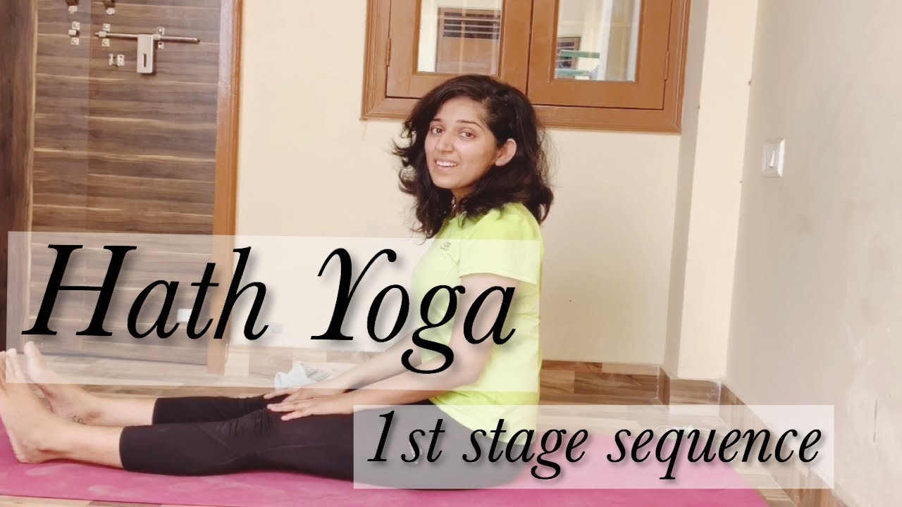 Hatha yoga sequence- Stage 1| Hatha yoga for beginners - YouTube