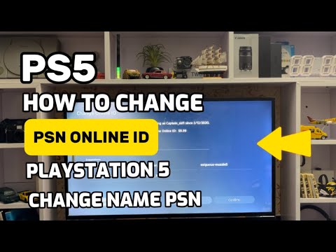How To Change PSN Online ID Name On PlayStation 5 - YouTube
