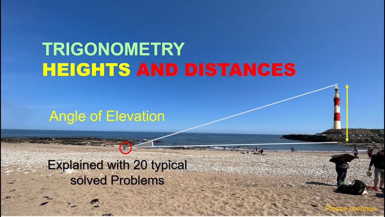 G 29: Trigonometry part 8 Height and Distances problems with ...