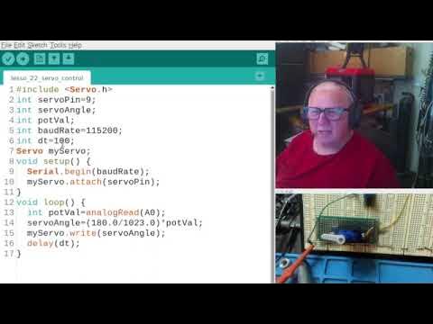 Lesson 22 Servo with Pot Control - YouTube