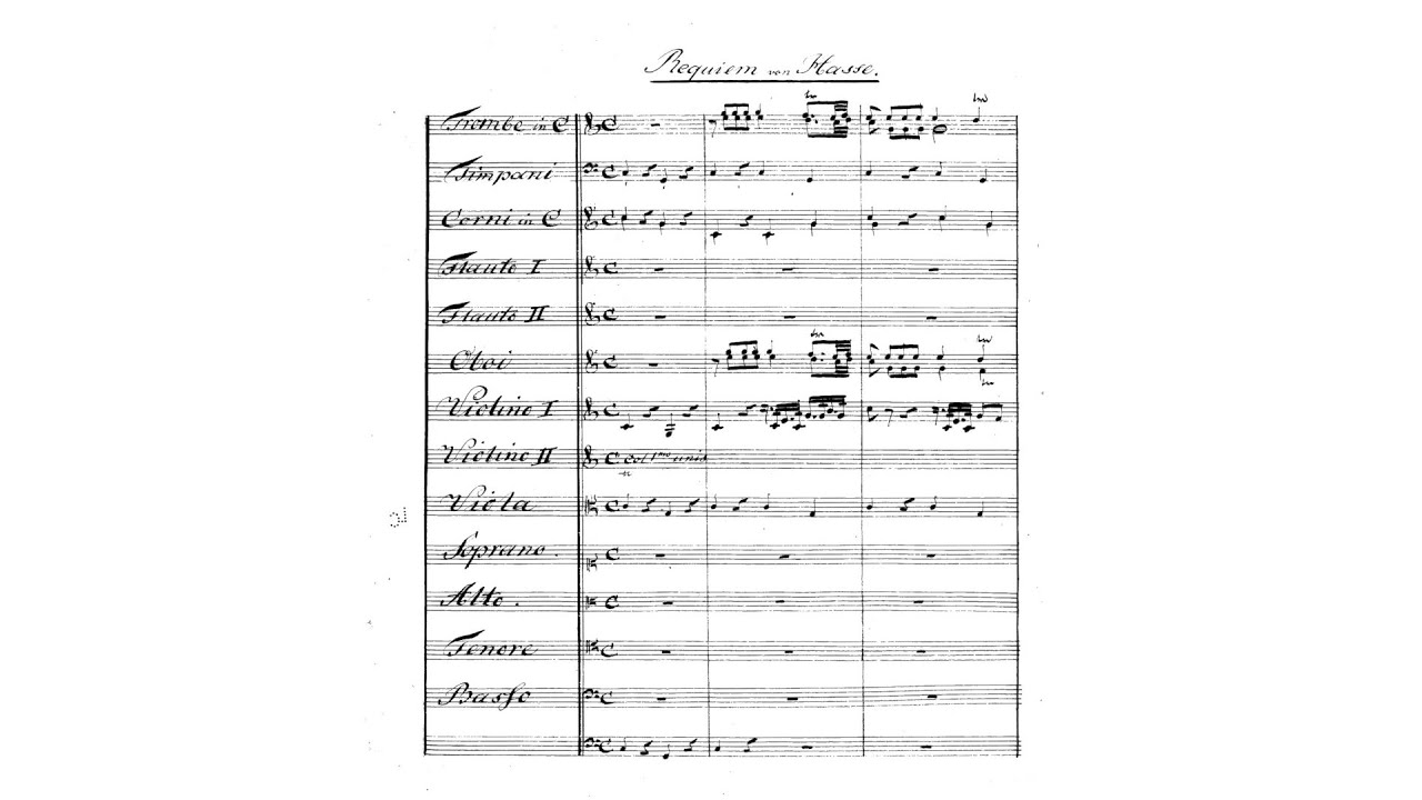 Johann Adolph Hasse – Requiem - YouTube