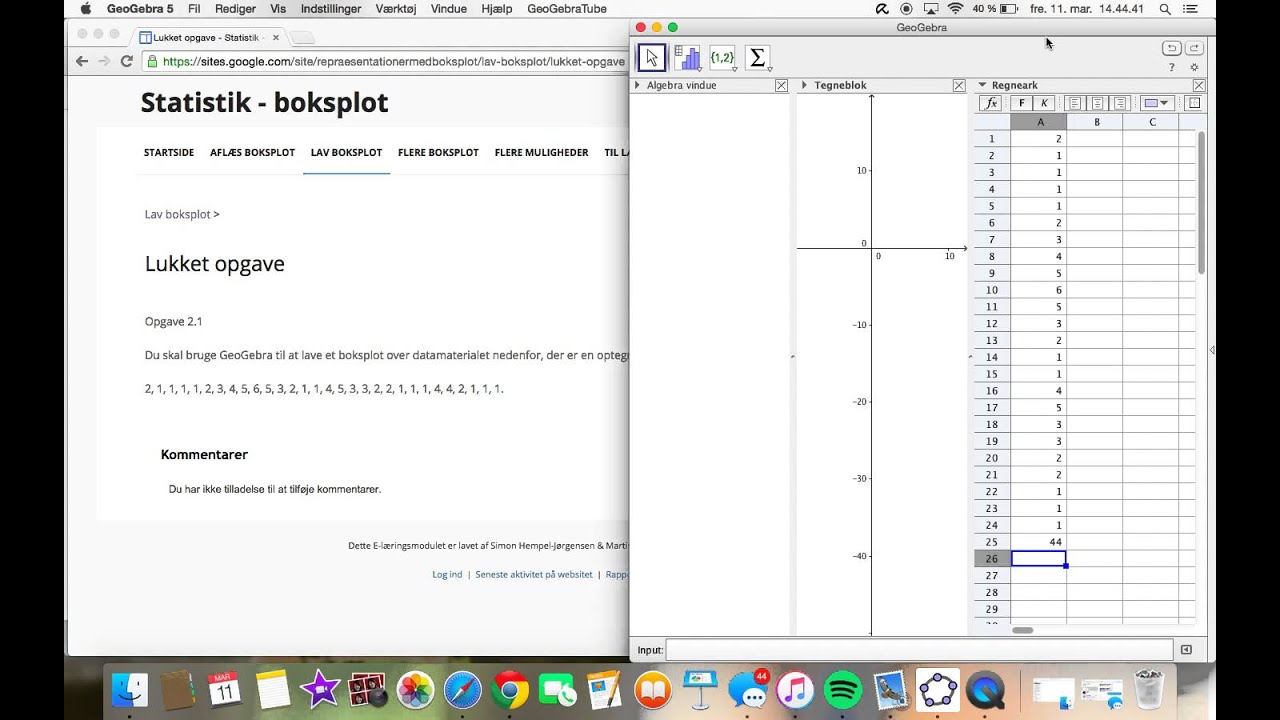 Matematik - boksplot - geogebra - YouTube