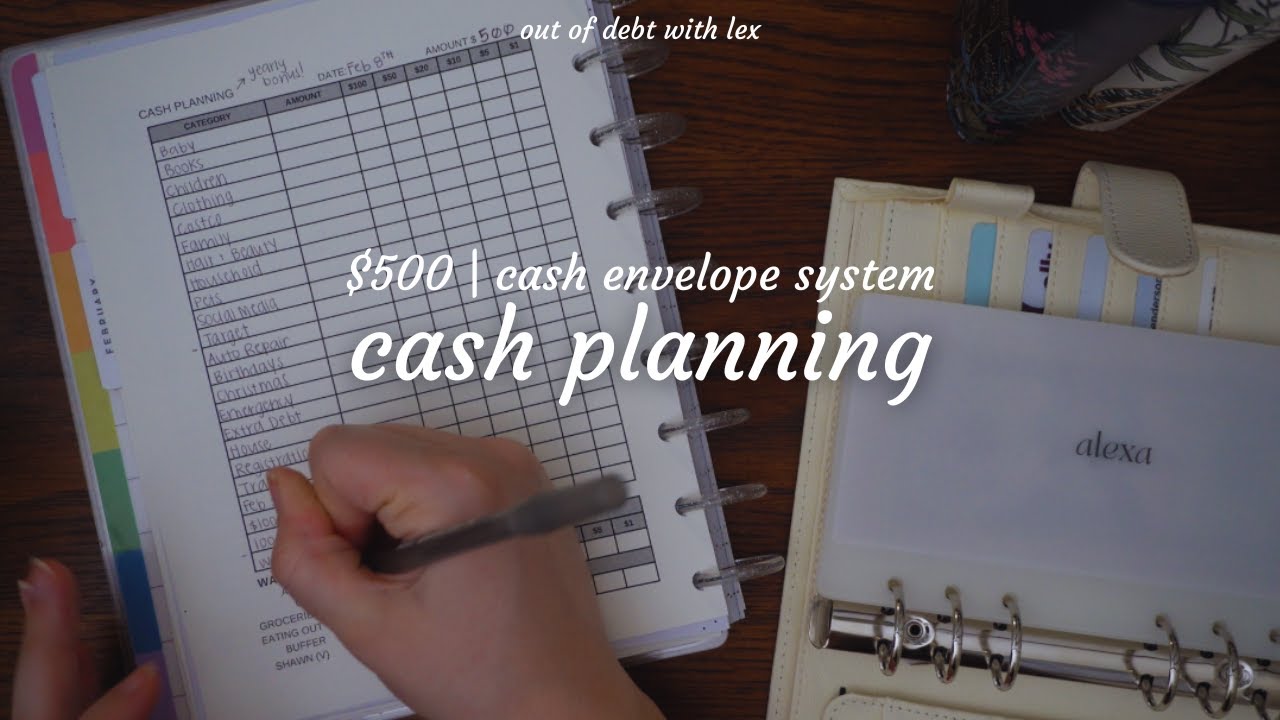 Budget With Me $500 | Bi-Weekly Cash Planning | Cash Envelope System ...