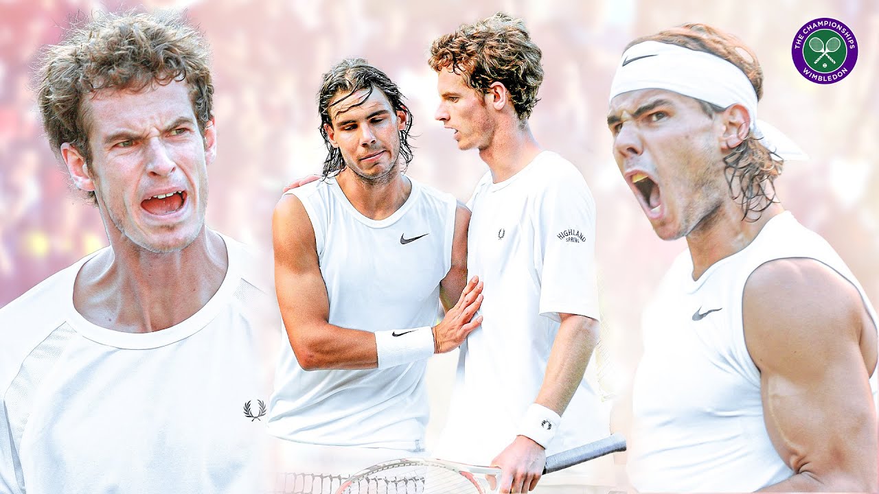 Andy Murray v Rafael Nadal | The Biggest Rivalries at Wimbledon - YouTube