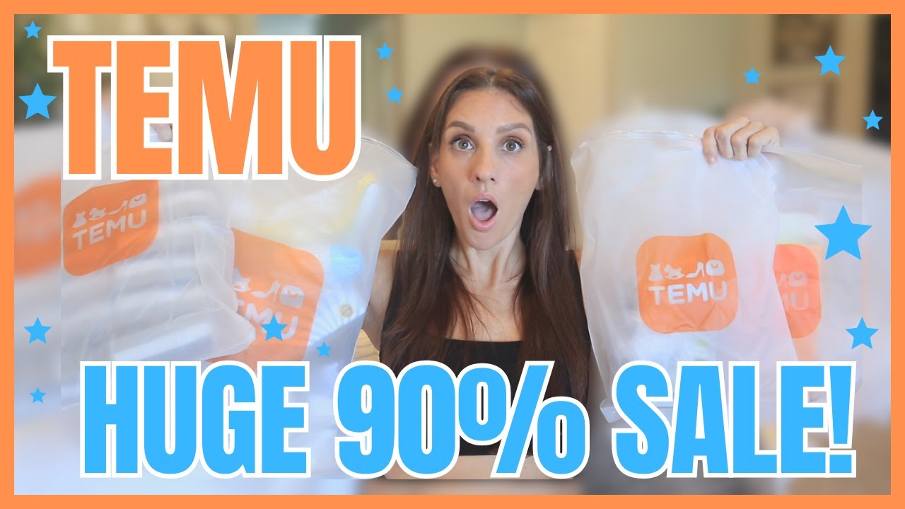 *OMG* 🫢 GIANT TEMU HAUL | THE BEST CLEANING & CUTE FINDS! | 90% OFF ...