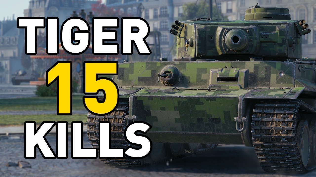 World of Tanks || 15 KILLS IN A TIGER! - YouTube