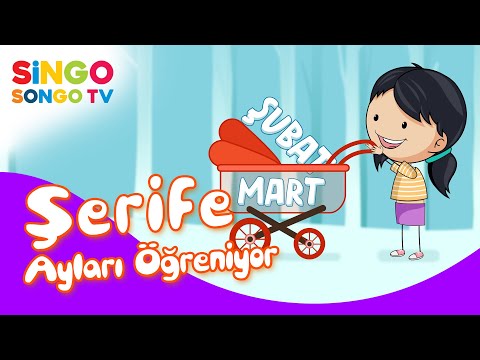 ŞERİFE Ayları Öğreniyor 🌞🗓️❄️ – SingoSongo TV I İsme Özel Çocuk Şarkıları 🎵