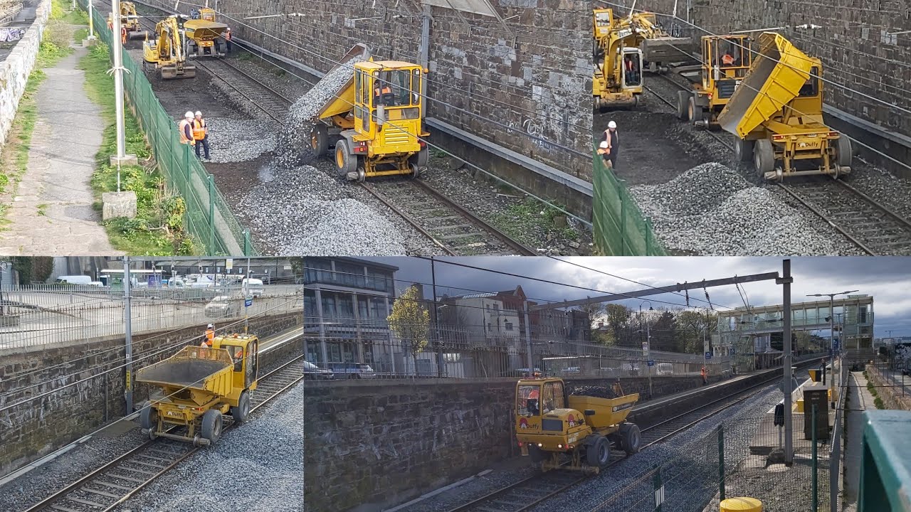 Irish rail Engineering Works Saturday 16th April 2022 (part 1 Blackrock ...