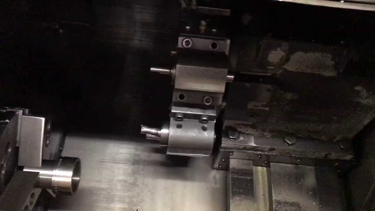 TAKISAWA TX-20 CNC 2-AXIS LATHE WITH AUTO LOADING - YouTube