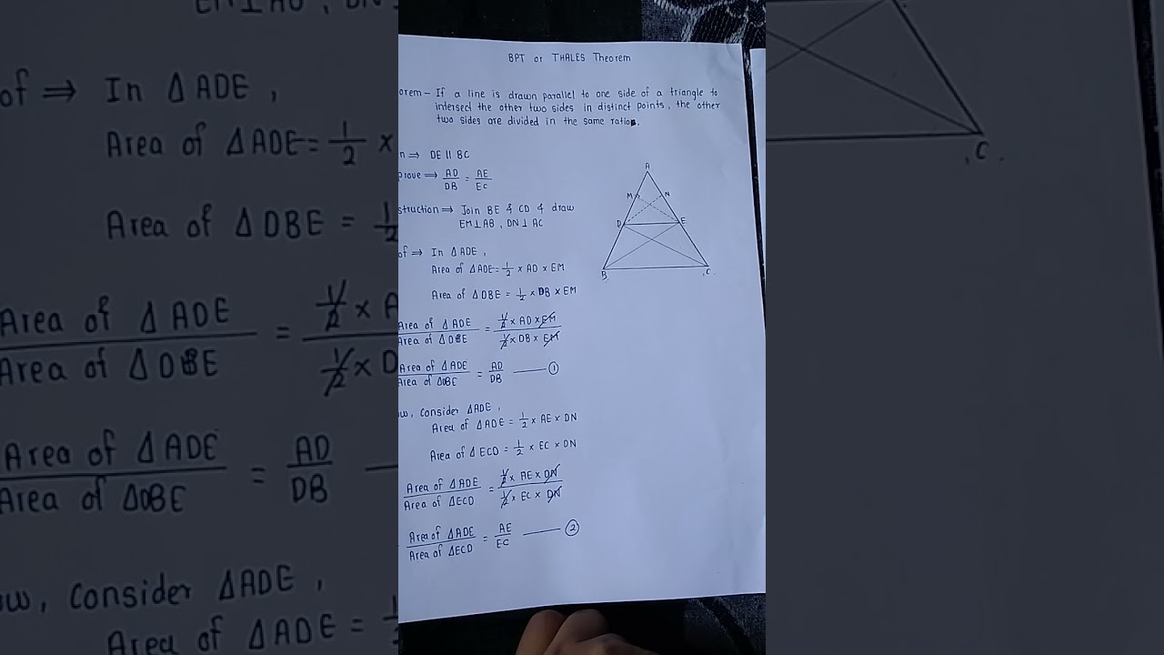 BPT Theorem class 10 - YouTube