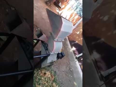 coconut husk shredder machine 4 in 1 /philippines - YouTube