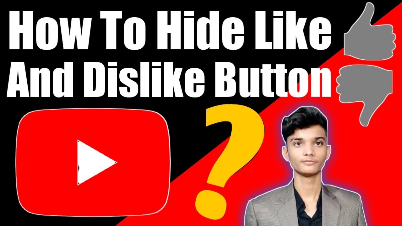 How To Hide Like And Dislike on YouTube Videos (2020) / Like Or Dislike ...