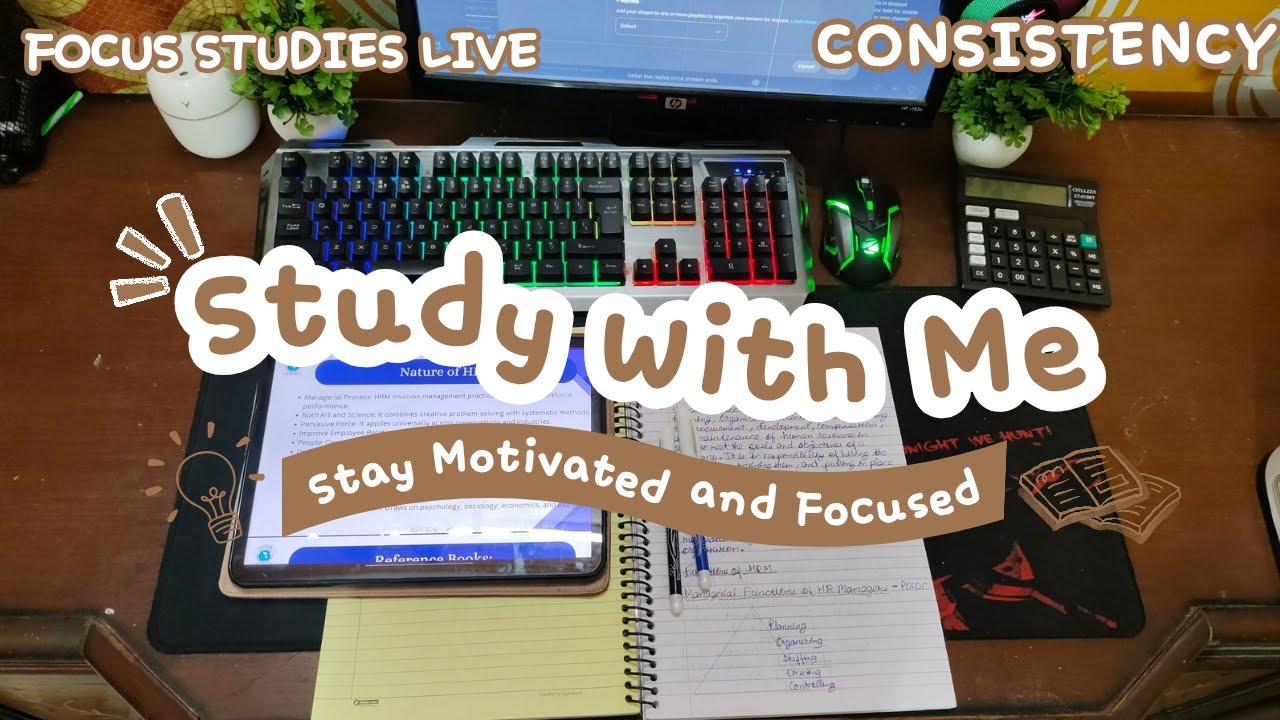 LIVE STUDY 🔥📖 | WITH CONSISTENCY | STUDY WITH ME 😌| FOCUS STUDIES LIVE ...
