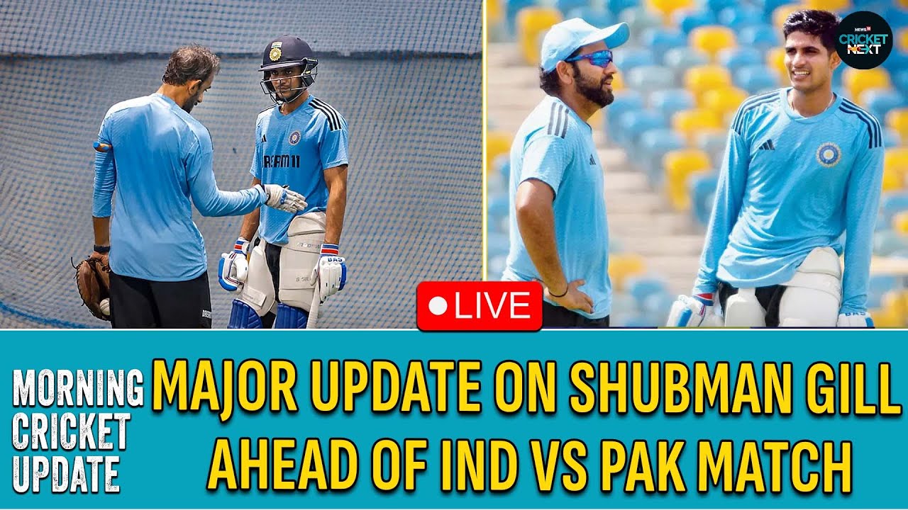 Shubman Gill Bats in the Nets Ahead of India vs Pakistan Match in ...