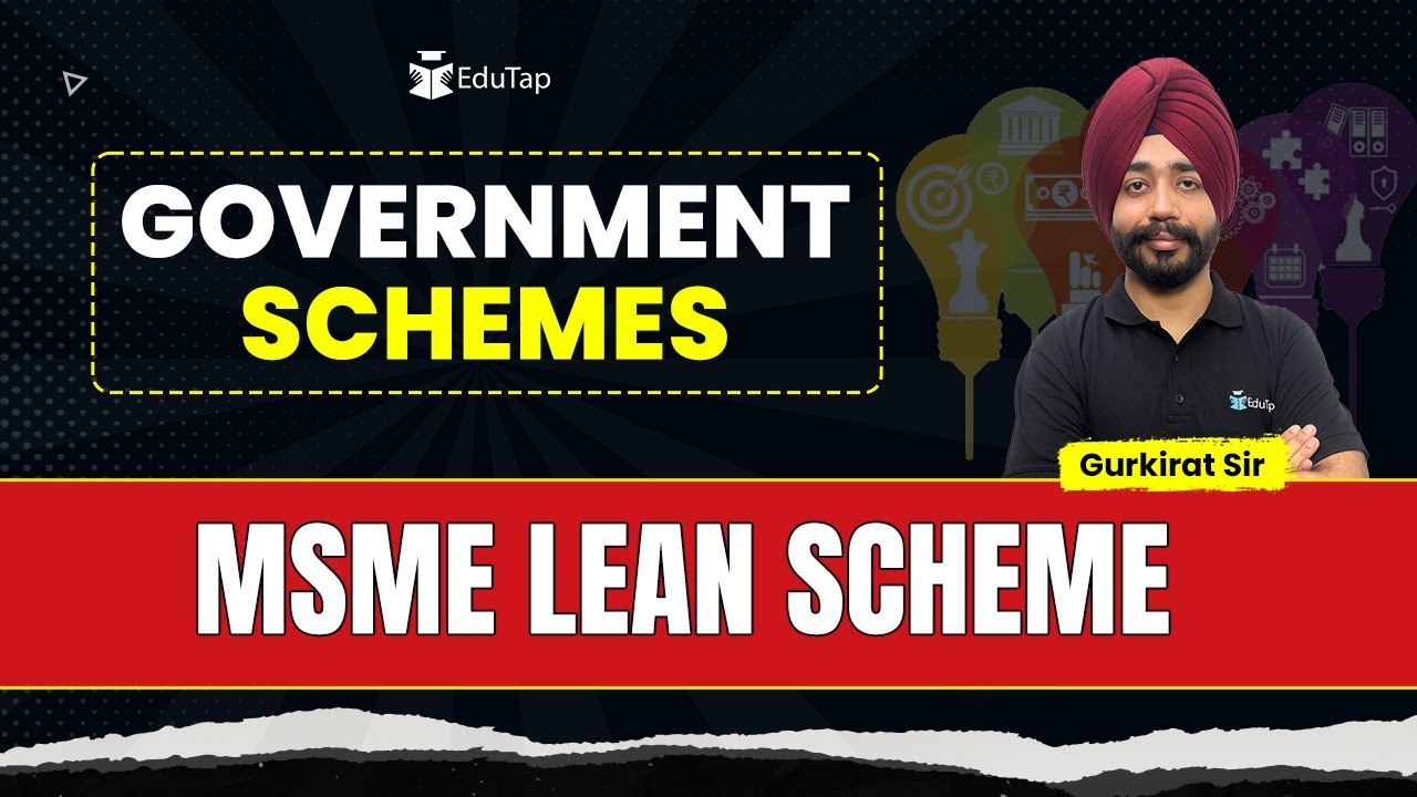 MSME LEAN Scheme | Important Government Schemes For Banking Exams 2025 ...