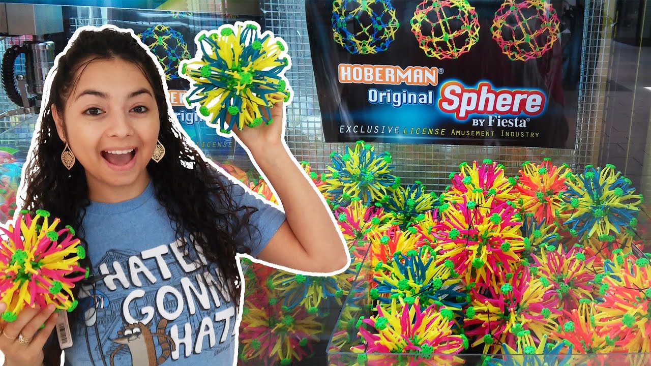 Hoberman Expanding Spheres - Claw Machine Wins - YouTube