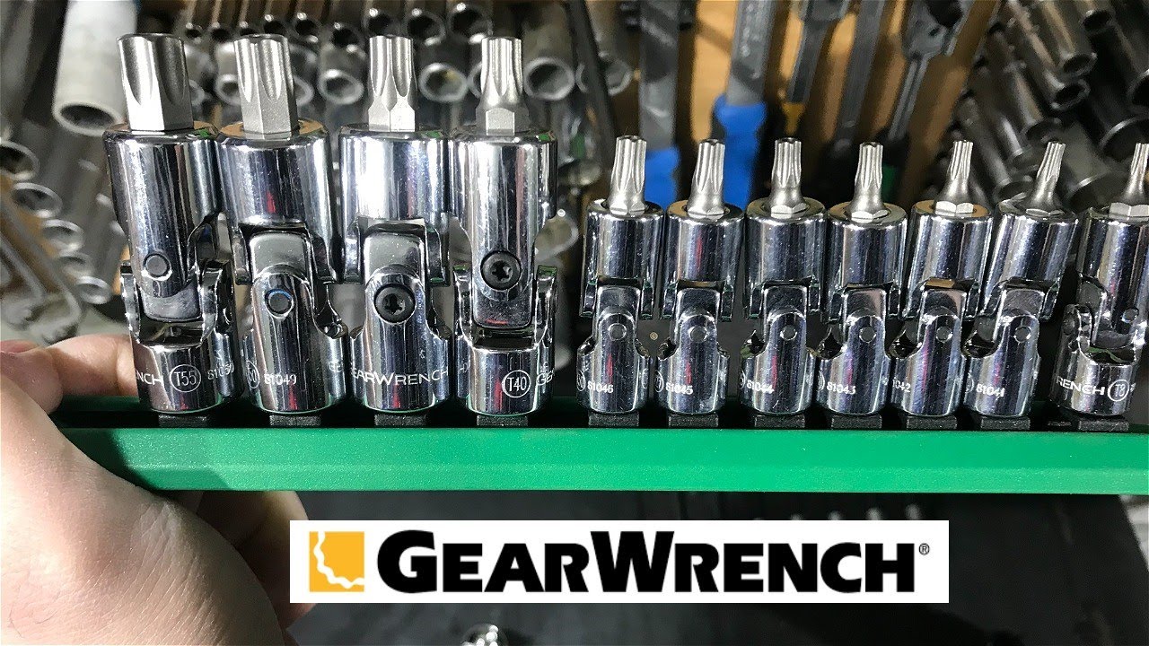 GEARWRENCH 1/4 & 3/8 Drive Universal Tamper Proof Torx Bit Socket Set ...