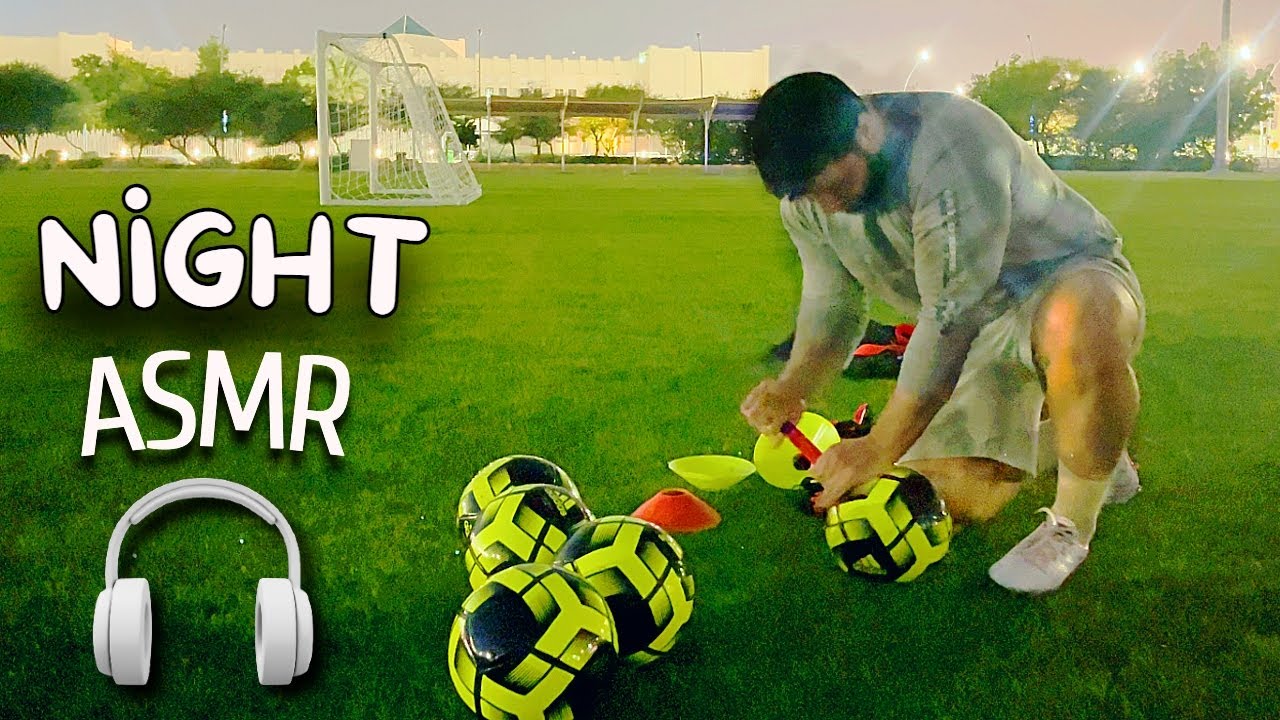 ASMR 🔊 Finishing in the DARK Football Session ⚽ #5 - YouTube