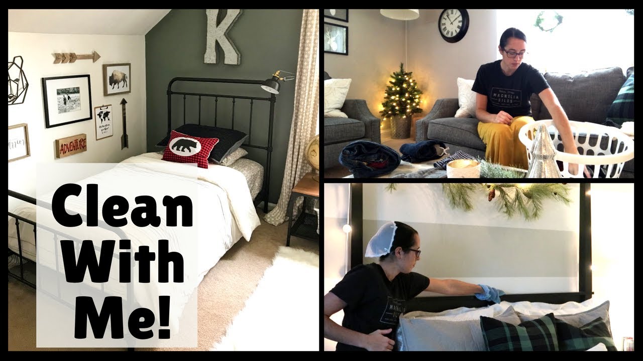 CLEAN WITH ME | CHRISTMAS CLEANING MOTIVATION | Lynette Yoder - YouTube