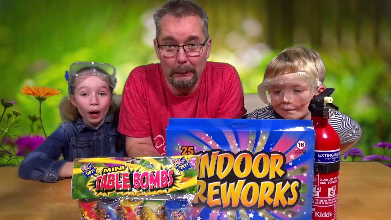 Wacky Wednesday 76 - Indoor Fireworks - YouTube