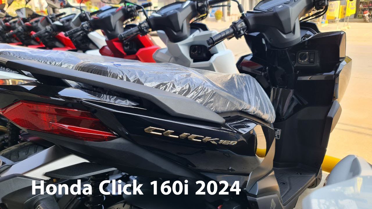 honda click 160i 2024 black - YouTube