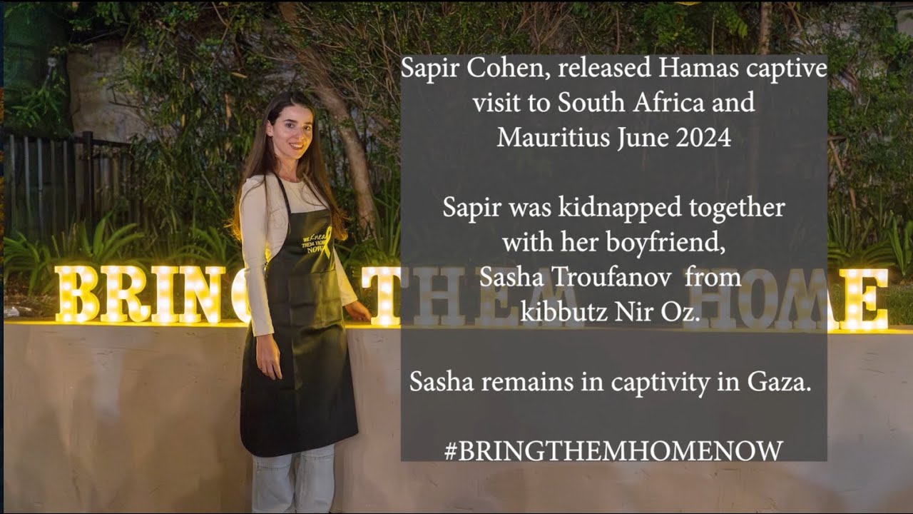 Sapir Cohen in South Africa with The Base and JNF - YouTube